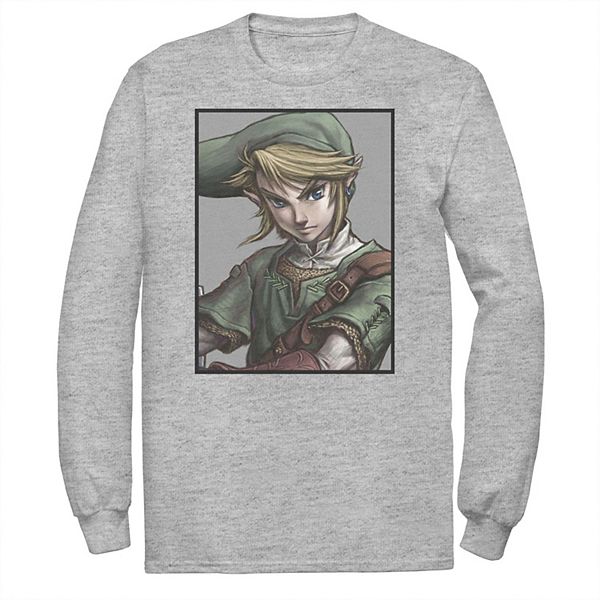 Big & Tall The Legend Of Zelda Link Portrait Long Sleeve
