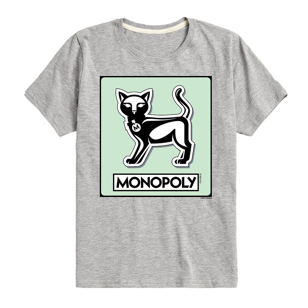 Boys 8-20 Monopoly Cat Token Graphic Tee