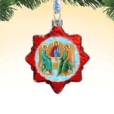 Designocracy Trinity Mercury Glass Ornament by G. DeBrekht Nativity ...