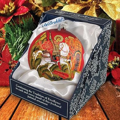 G.Debrekht Icon Saint George Ball Glass Ornament by G. DeBrekht ...