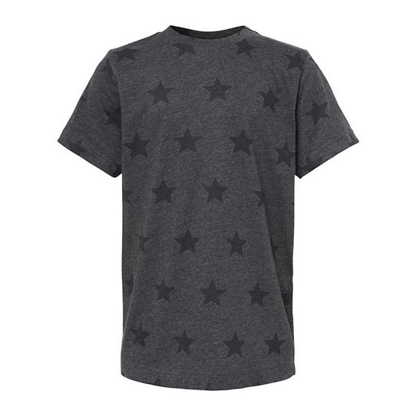 Code Five Youth Star Print Tee