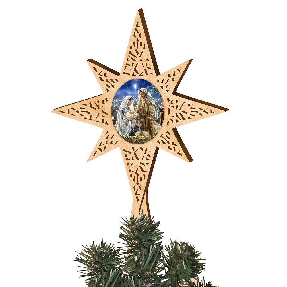 G.Debrekht Glory To God Tree Topper by D. Gelsinger Christmas Decor ...
