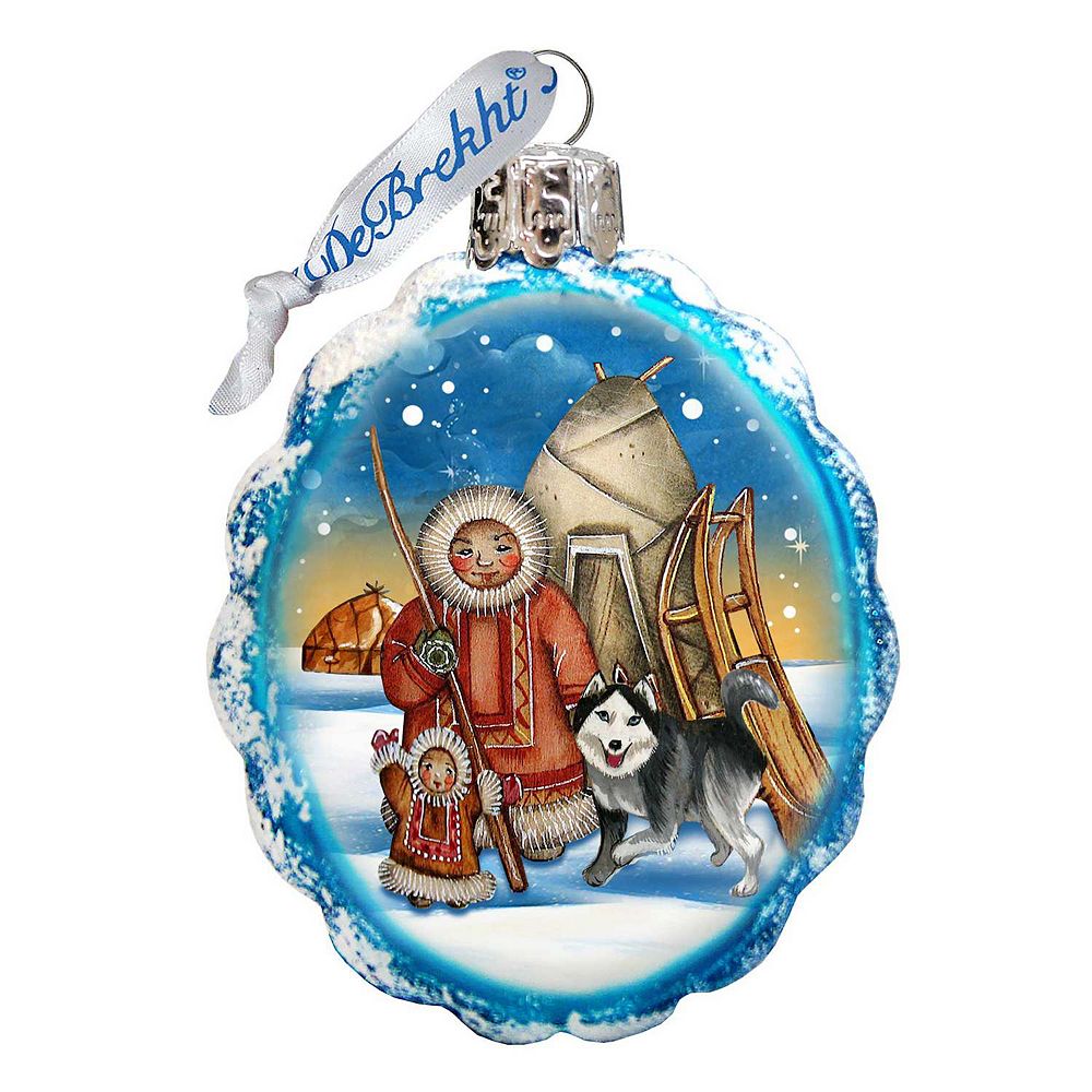 Designocracy Eskimo Mercury Glass Ornament by G. DeBrekht Wildlife ...