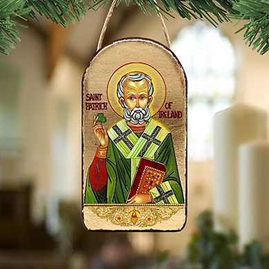 G.Debrekht Saint Patrick Religious Celtic Sacred Icon Ornament Celtic Decor