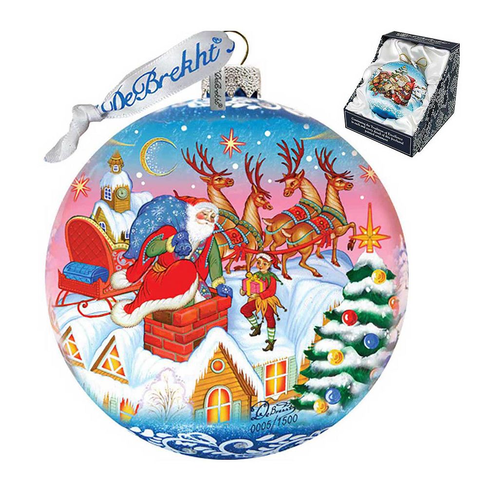 Special Delivery Ball Glass Ornament Limited Edition by G. DeBrekht
