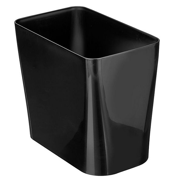 mDesign Small Plastic Rectangle Wastebasket Trashcan Container Waste Bin