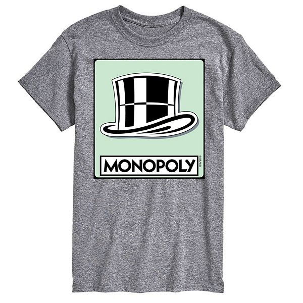 Big & Tall Monopoly Hat Token Graphic Tee
