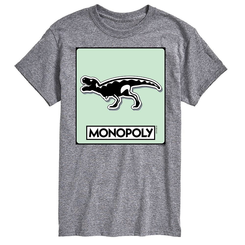 Big & Tall Monopoly T-Rex Game Token Graphic Tee