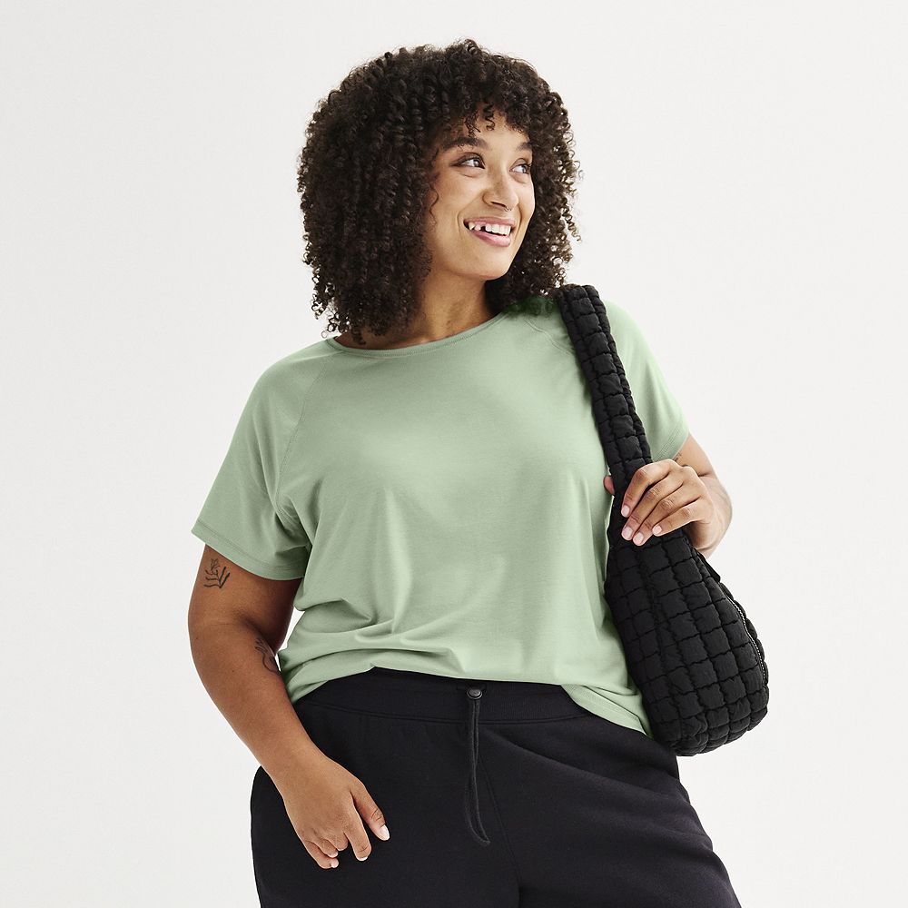 Plus Size Tek Gear® Adaptive Core Raglan Tee