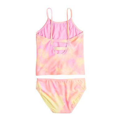 Girls 4-16 Breaking Waves Tankini Swim Top & Scoop Swim Bottoms