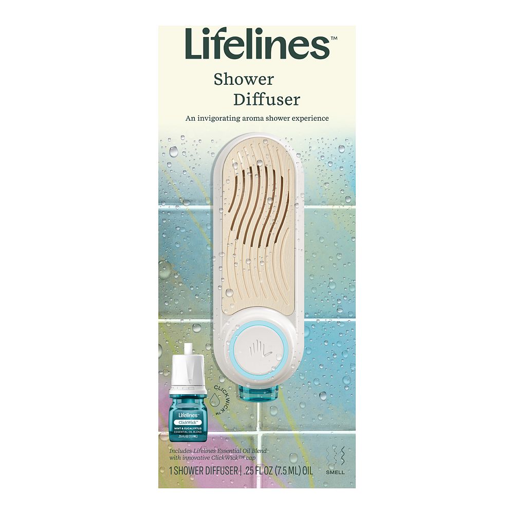 Lifelines Shower Diffuser plus Essential Oil Blend