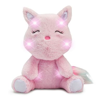 Merchsource Cozy Friends™ 12" Glow Brights Cat Plush with LED Lights ...
