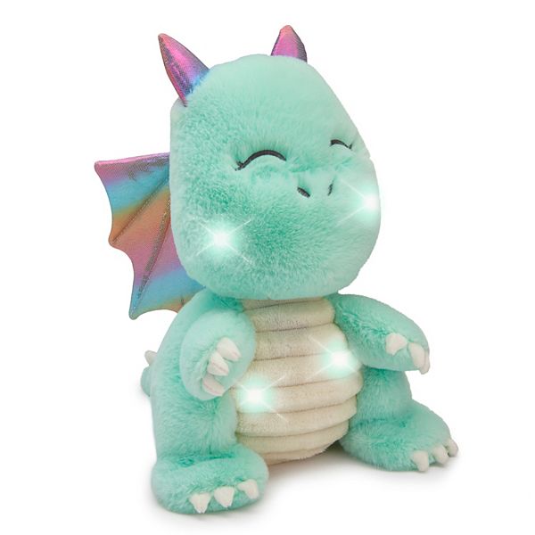 Merchsource Cozy Friends™ 12" Glow Brights Dragon Plush with LED Lights ...