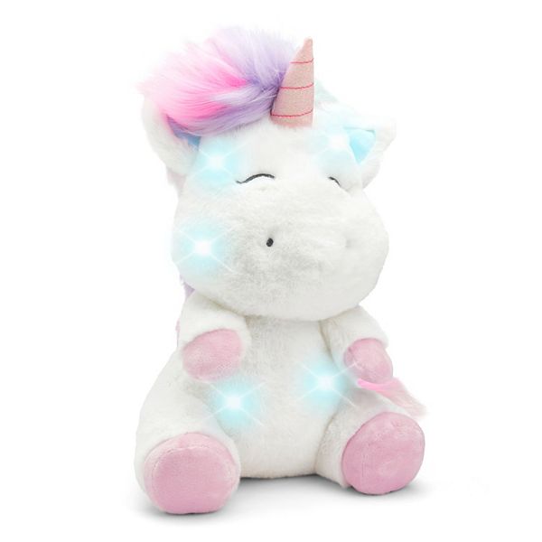 Merchsource Cozy Friends™ 12" Glow Brights Unicorn Plush with LED ...