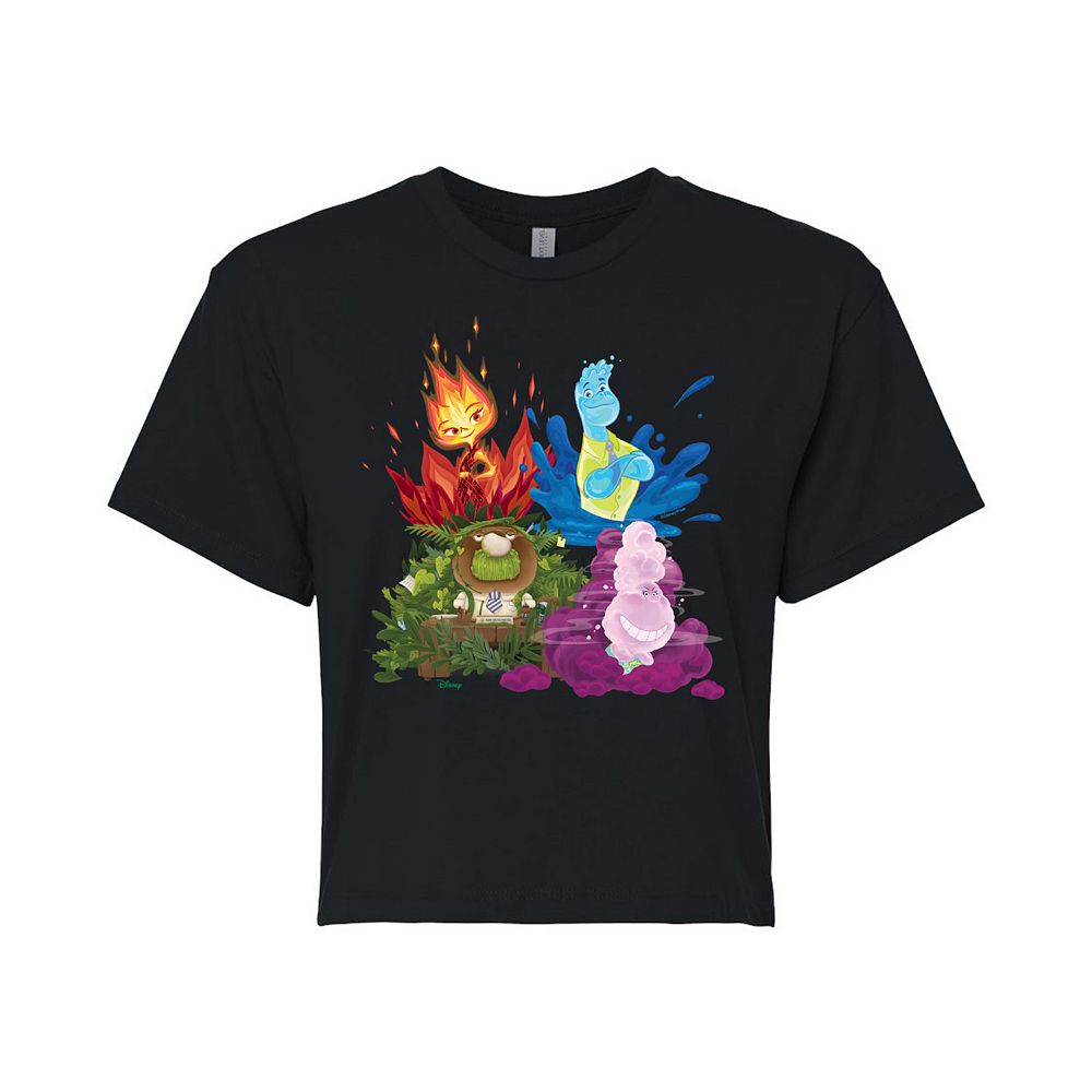 Disney / Pixar’s Elemental Group Juniors' Cropped Graphic Tee