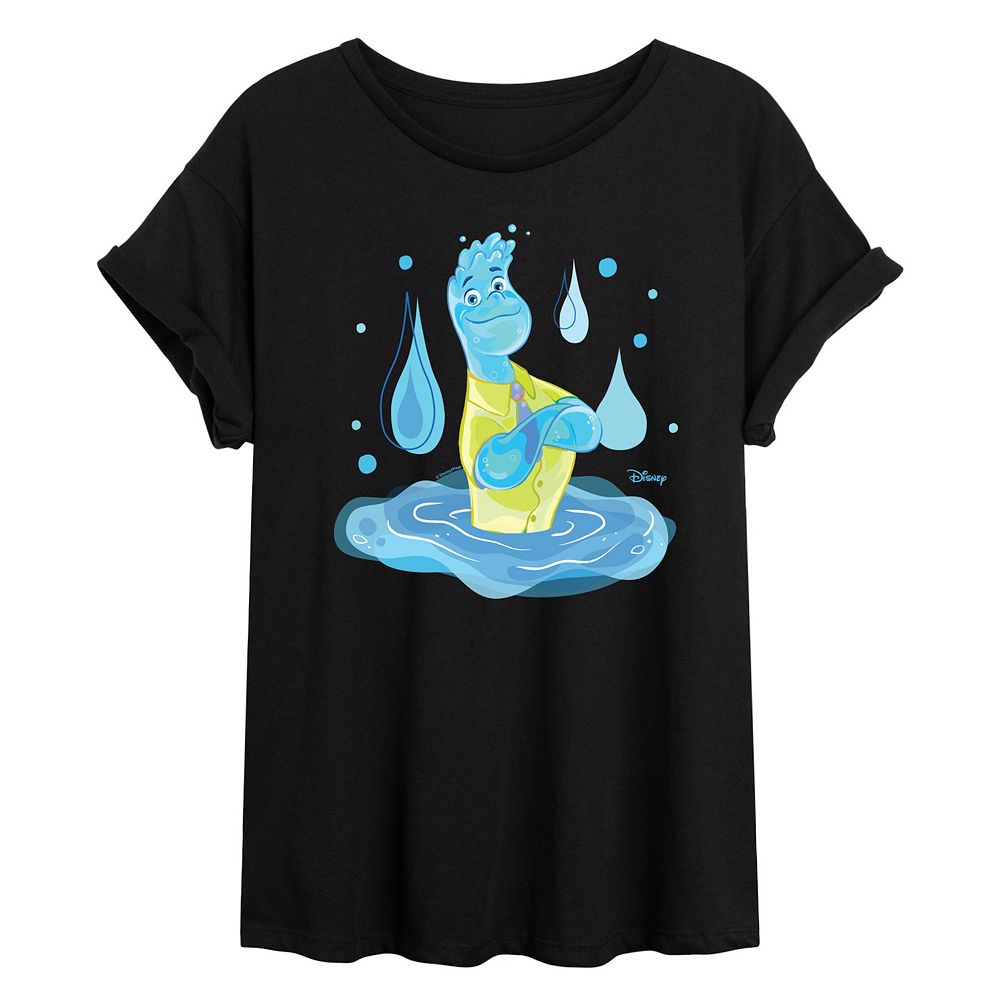 Disney / Pixar's Elemental Wade Water Juniors' Portrait Graphic Tee