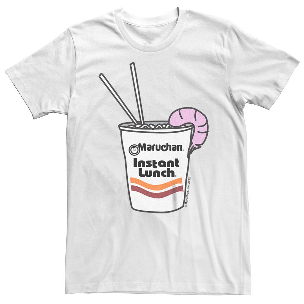 Juniors' Maruchan Shrimp Drawing Graphic Tee