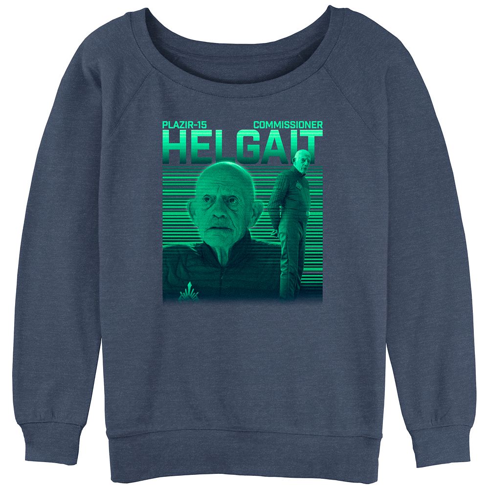 Juniors' Star Wars The Mandalorian Commissioner Helgait Poster Graphic Tee