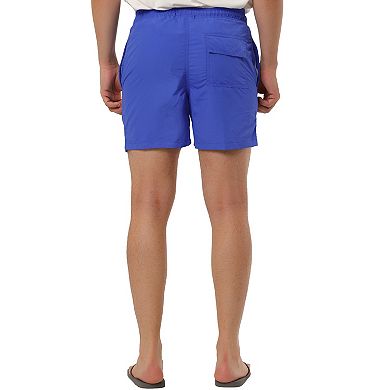 Men's Summer Casual Beach Drawstring Mesh Lining Board Shorts