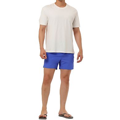 Men's Summer Casual Beach Drawstring Mesh Lining Board Shorts