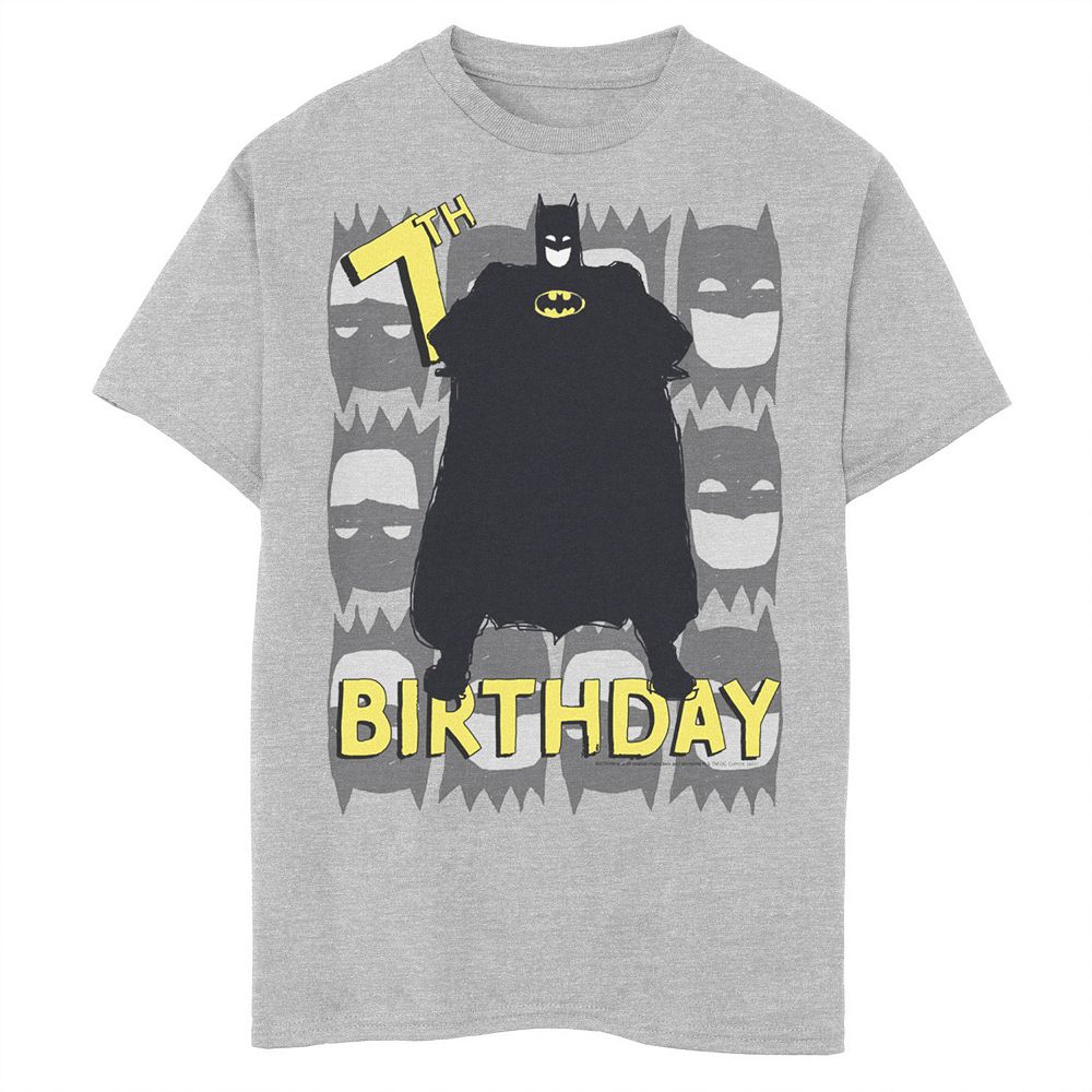 Boys Batman 7th Birthday Bat Graphic Tee
