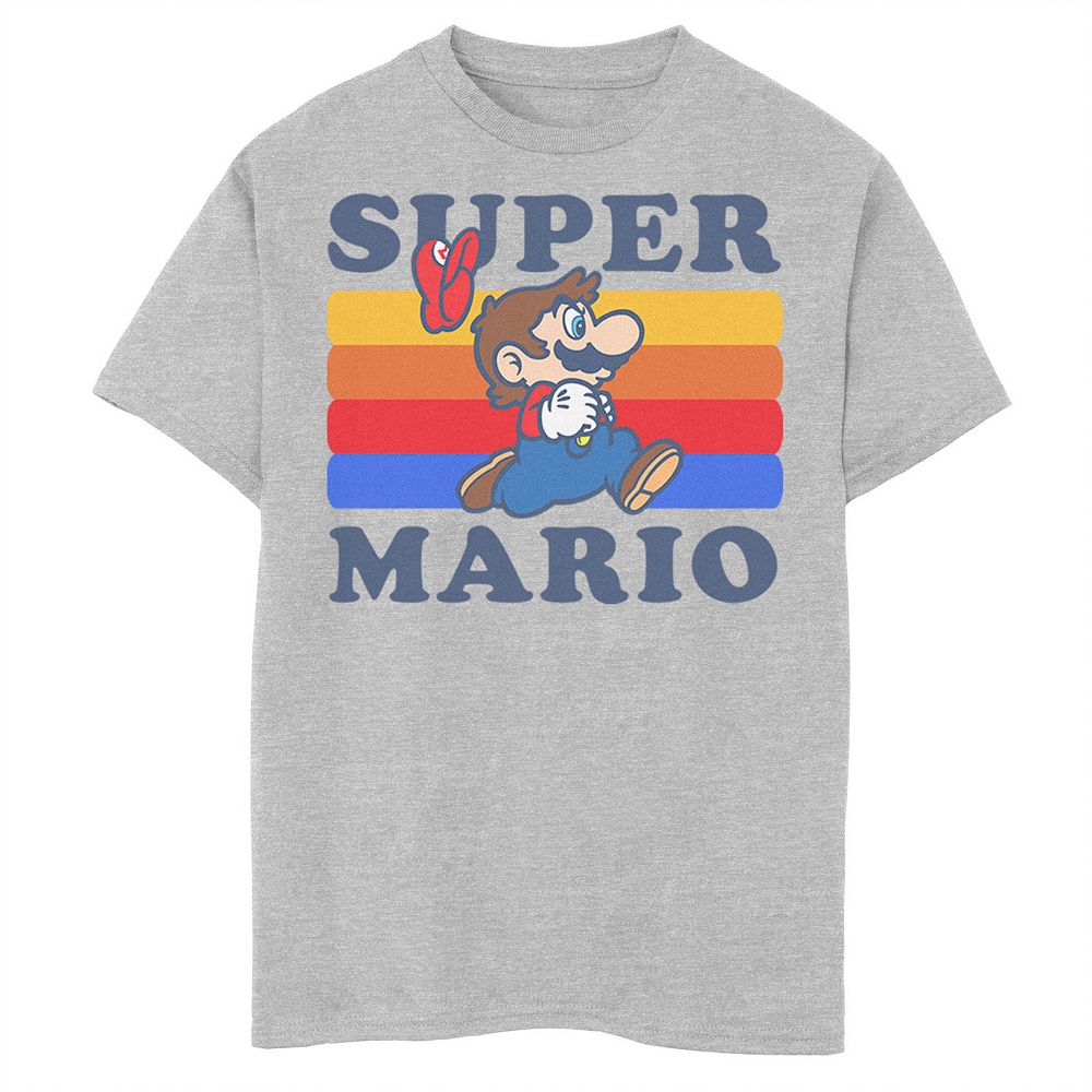 Boys Nintendo Super Mario Distressed Bars Graphic Tee