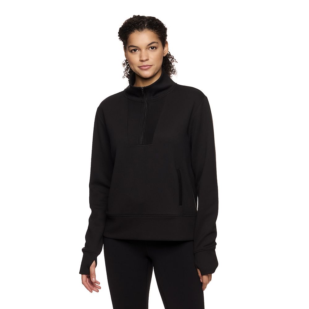 Women's Gaiam Ribbed Quarter-Zip Jacket