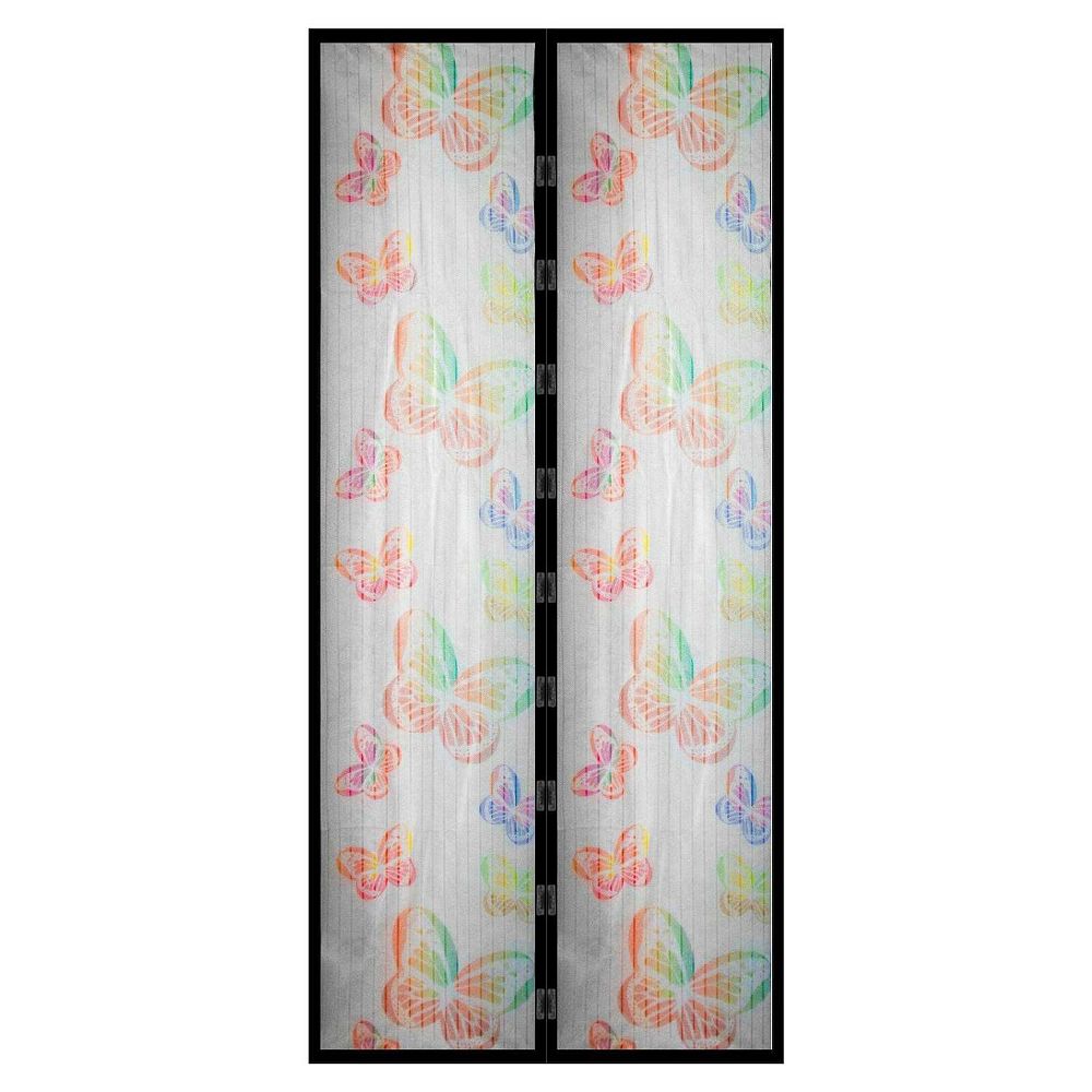Magnetic Magic Mesh Screen Door Curtain
