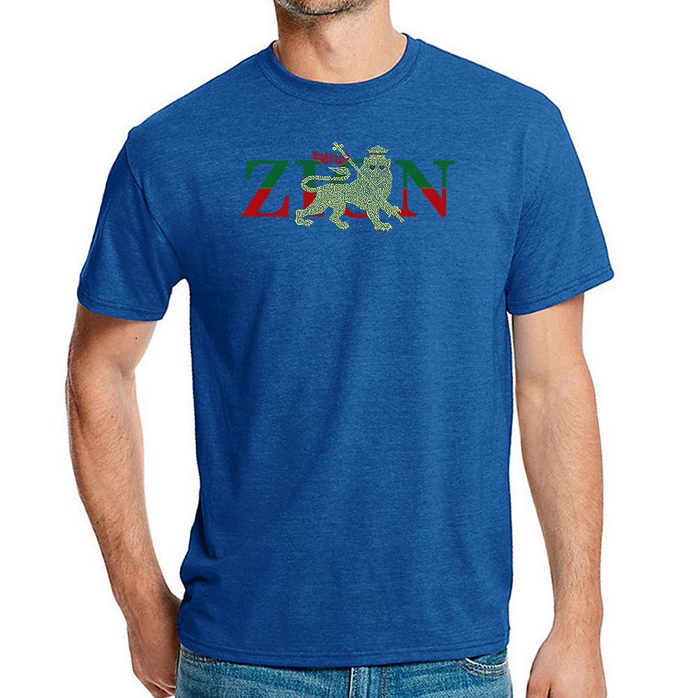 Zion - One Love - Men's Premium Blend Word Art T-Shirt