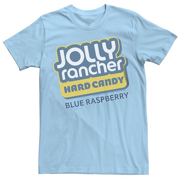 Men's Jolly Rancher Hard Candy Logo Blue Raspberry Graphic Tee