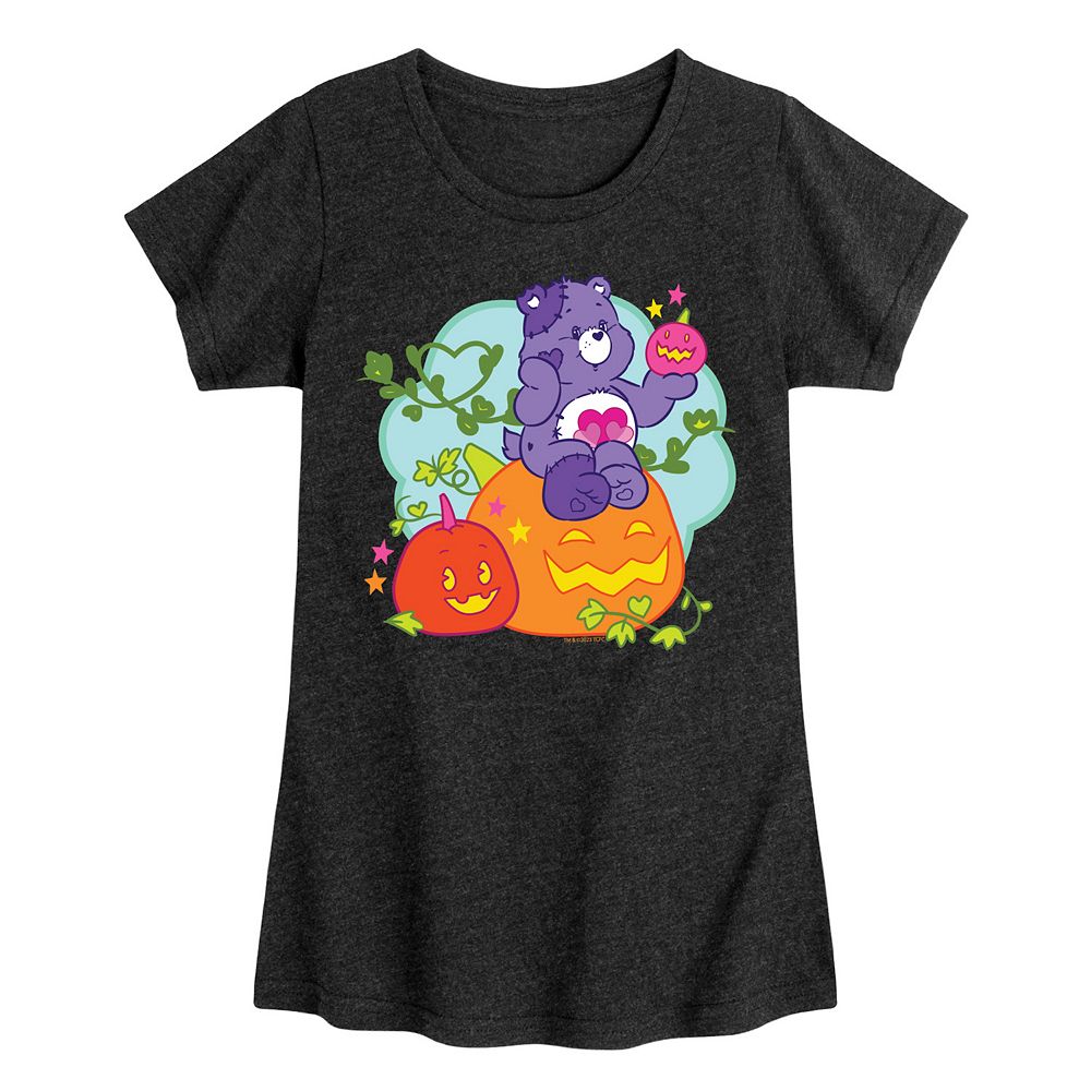 Girls 7-16 Care Bears Pumpkin Halloween Graphic Tee