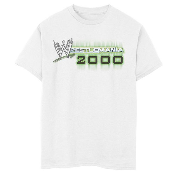 Boys WWE WrestleMania 2000 Logo Graphic Tee