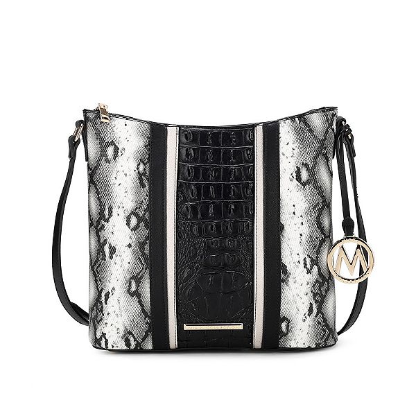 MKF Collection Meline Faux Crocodile and Snake Embossed Shoulder bag by ...