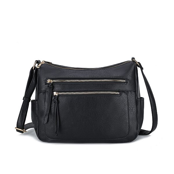 MKF Collection Zilla Vegan Leather Womens Hobo Shoulder Handbags by Mia K