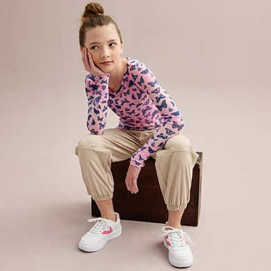 Girls 6-20 SO® Mesh Top & Cami Tank Top Set