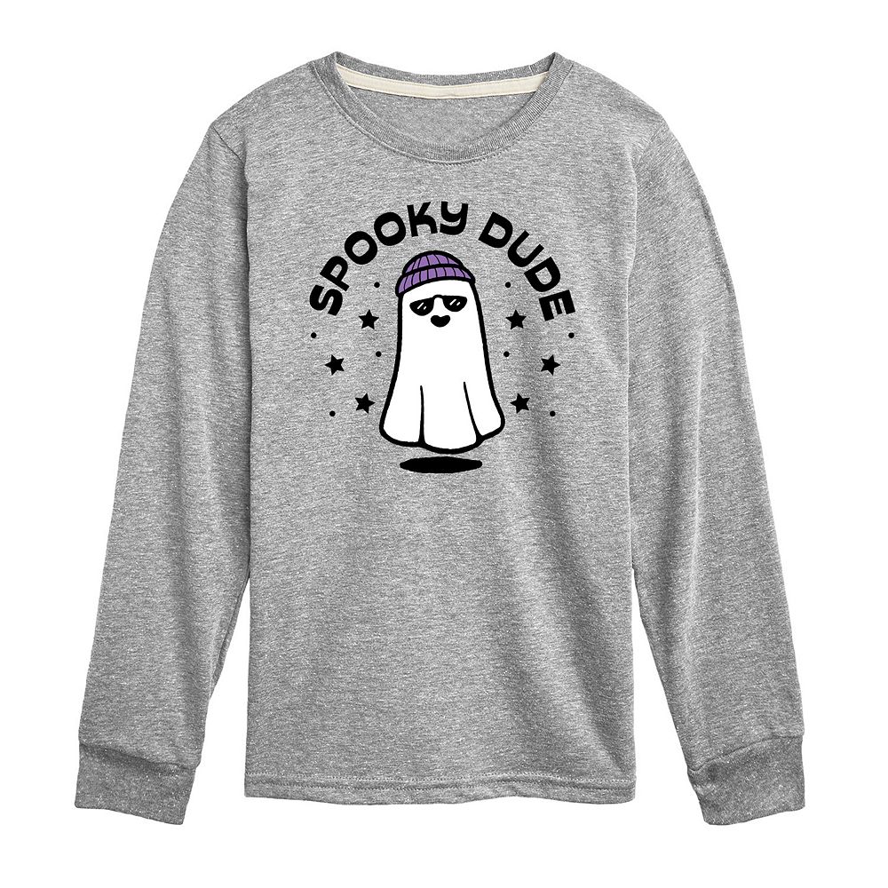 Boys 8-20 Spooky Dude Long Sleeve Graphic Tee
