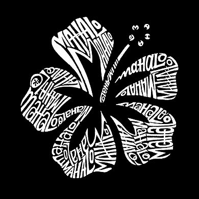 Mahalo - Men's Raglan Baseball Word Art T-shirt