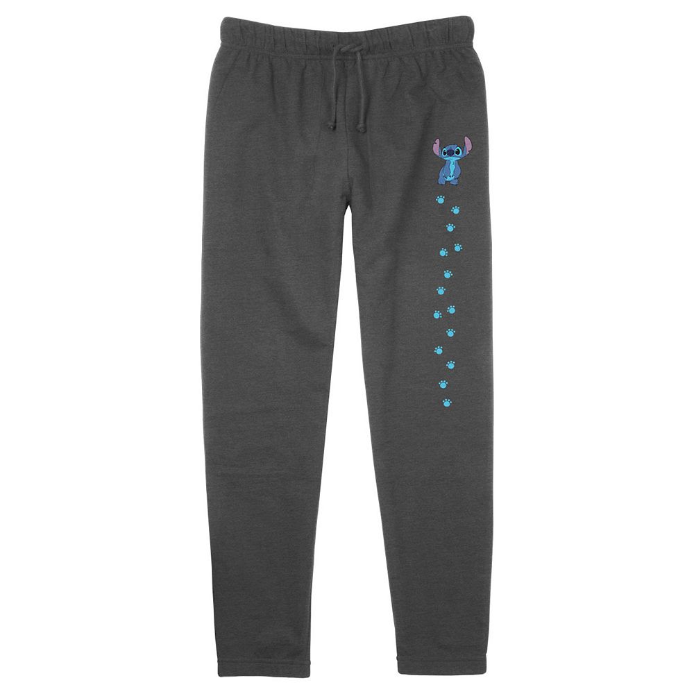 Disney's Lilo & Stitch Juniors' Footprints Stitch Graphic Jogger Pants