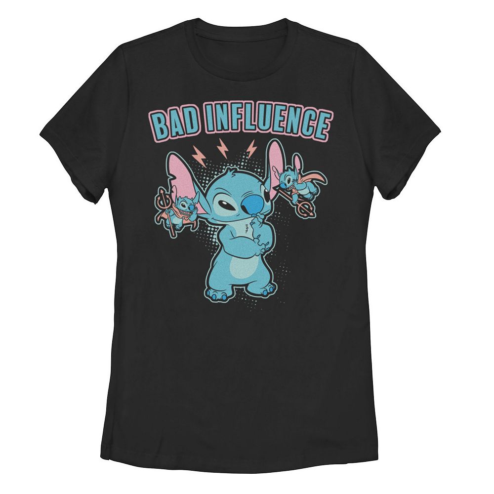 Disney's Lilo & Stitch Juniors' Bad Influence Graphic Tee
