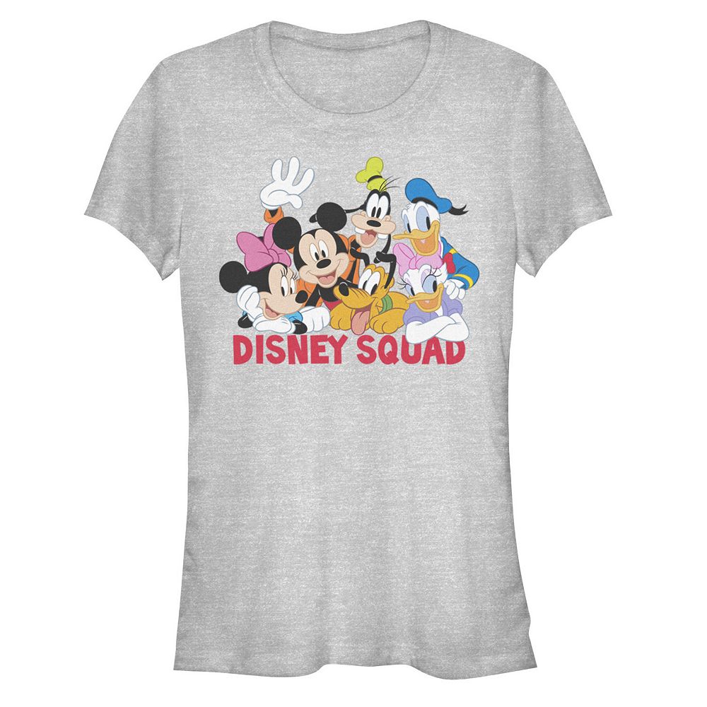 Disney's Mickey And Friends Disney Squad Juniors' Fitted Graphic Tee