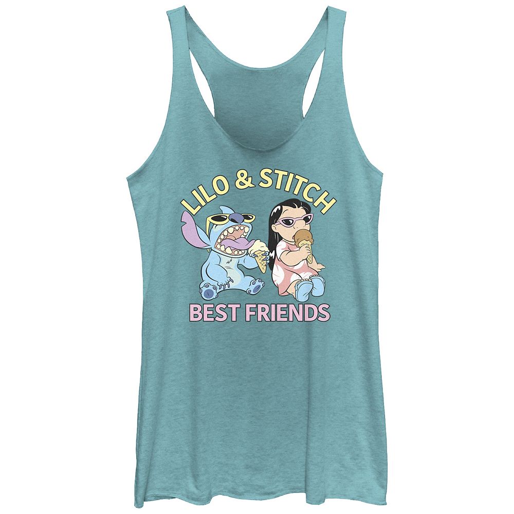 Disney's Lilo & Stitch Best Friends Ice Cream Date Juniors' Tri-Blend ...