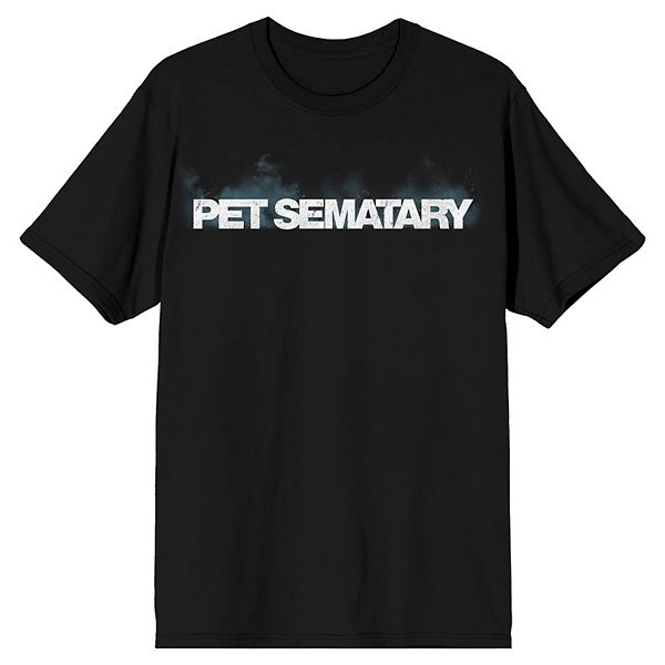 Men's Pet Semetary Distressed Logo Graphic Tee