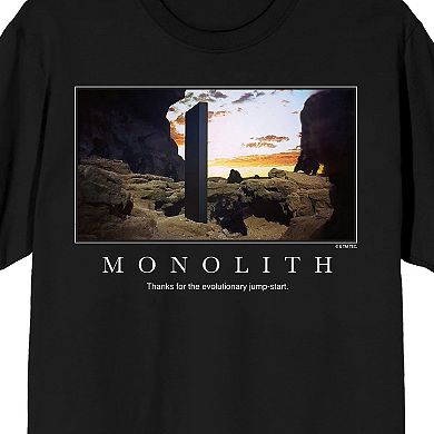 Men's 2001 A Space Odyssey Monolith Meme Graphic Tee