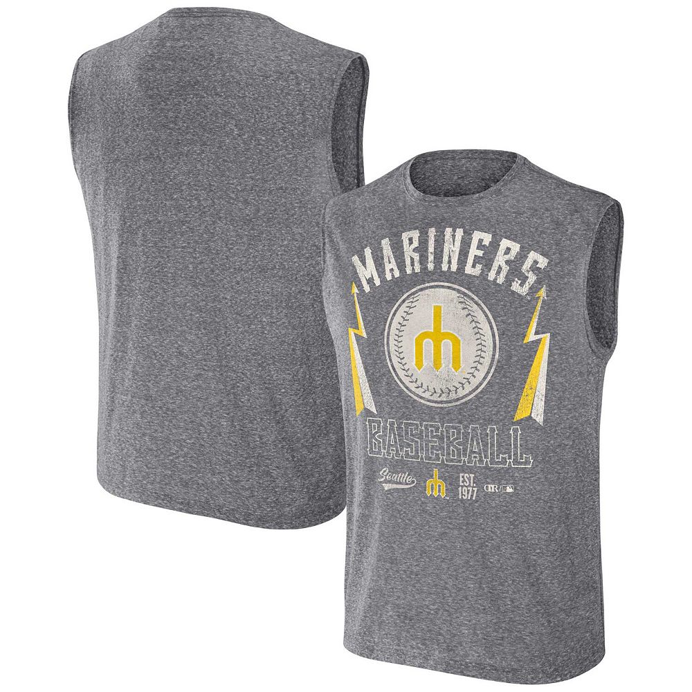 Men's Darius Rucker Collection by Fanatics Charcoal Seattle Mariners ...