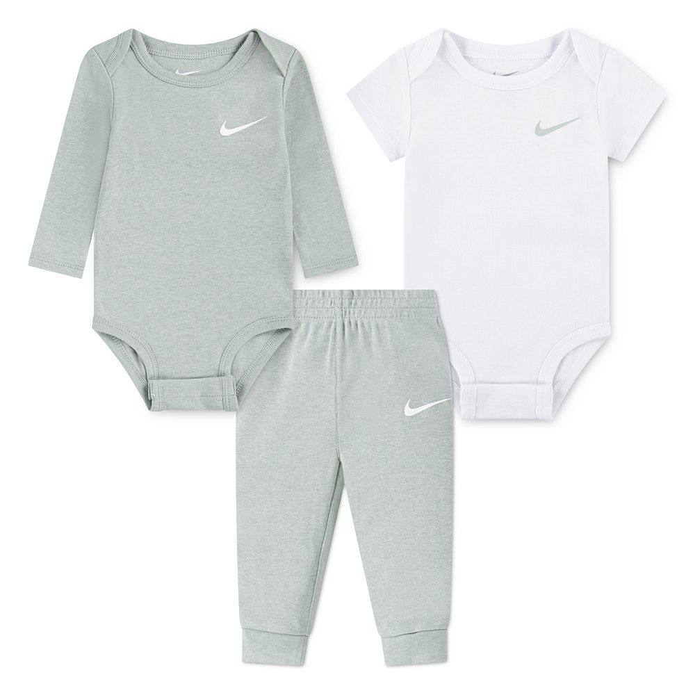 Newborn Baby Nike Bodysuits and Pants 3 Piece Set