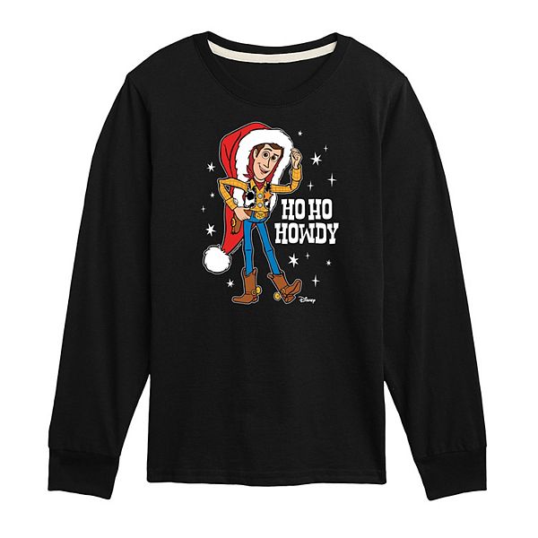 Disney / Pixar's Toy Story Woody Boys 8-20 Ho Ho Howdy Long Sleeve ...