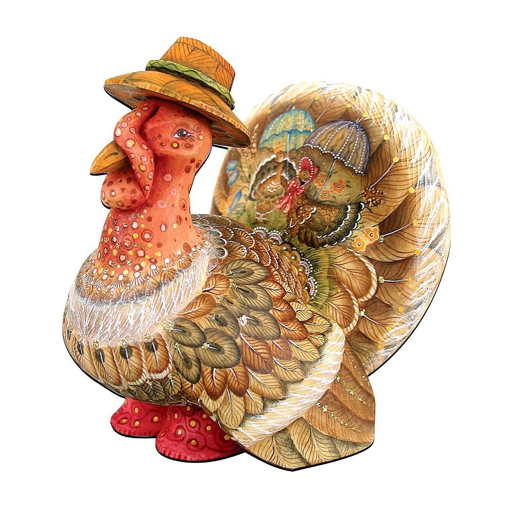 Thanksgiving Tom the Turkey Halloween 24-Inch Door Decor by G. DeBrekht ...