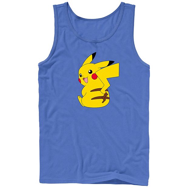 Pikachu T Shirt Mens New Pikachu Sad Mood Tank Top ZANIAZ