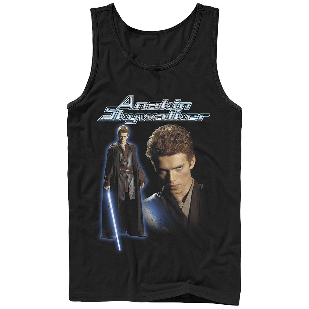 Men's Star Wars Anakin Skywalker Poster Graphic Tank Top