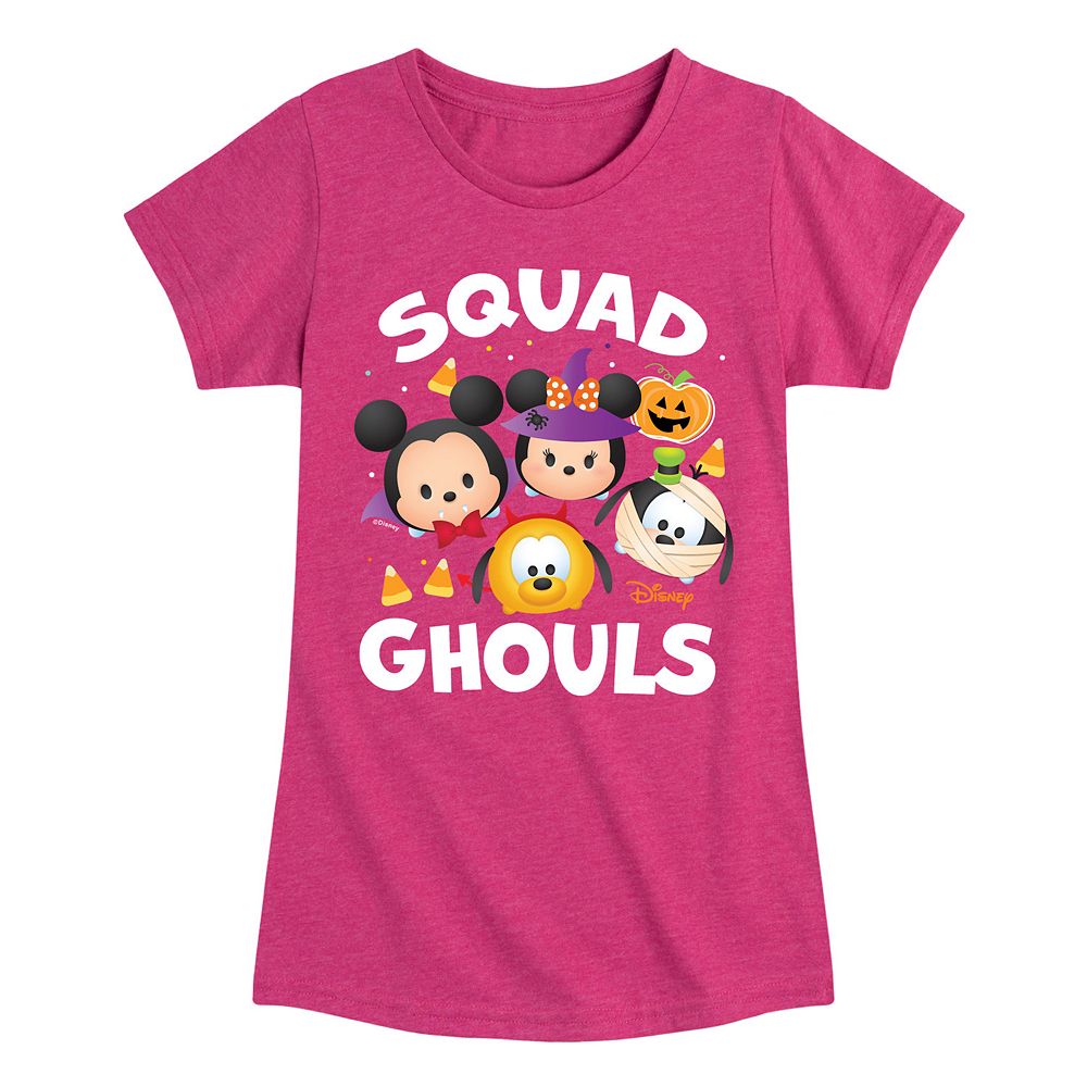 Disney's Mickey Mouse & Friends Girls 7-16 Squad Ghouls Graphic Tee